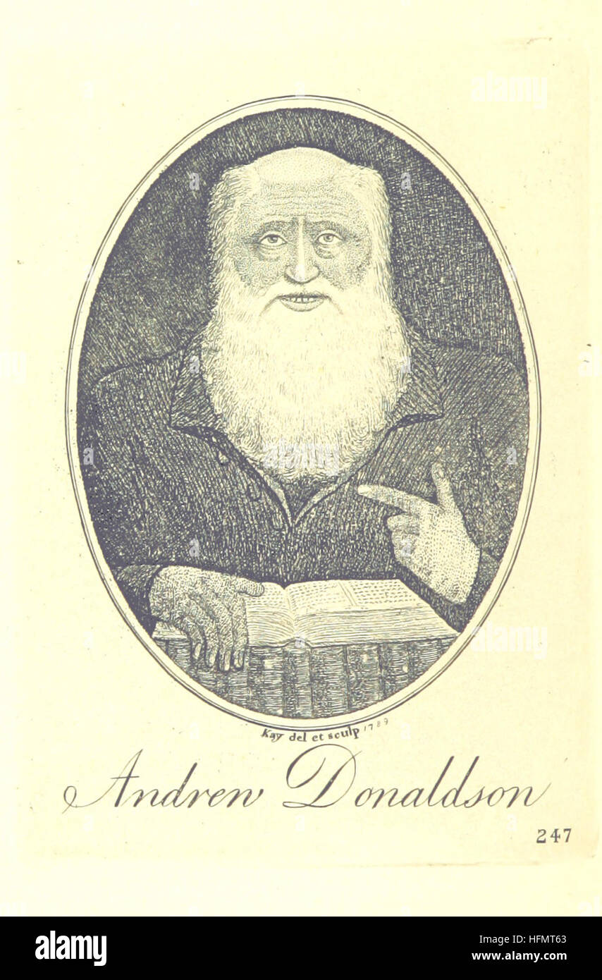 A series of portraits and caricatures by J. Kay, accompanied by ...