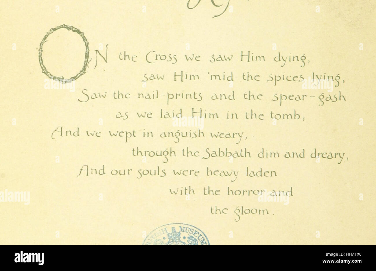 An Easter hymn with illustrations, celebrating the themes of ...