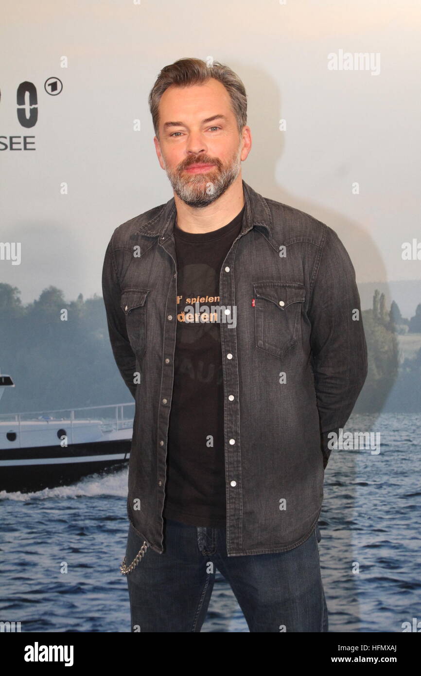 Photocall for ARD TV series 'WaPo Bodensee' at Arcotel Onyx. Featuring ...