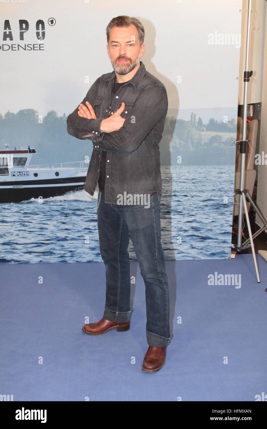 Photocall for ARD TV series 'WaPo Bodensee' at Arcotel Onyx. Featuring ...