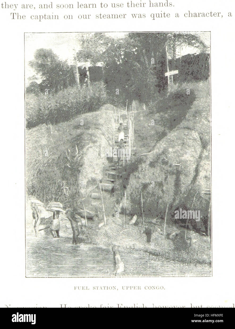 The image from 'In Dwarf Land and Cannibal Country' presents ...