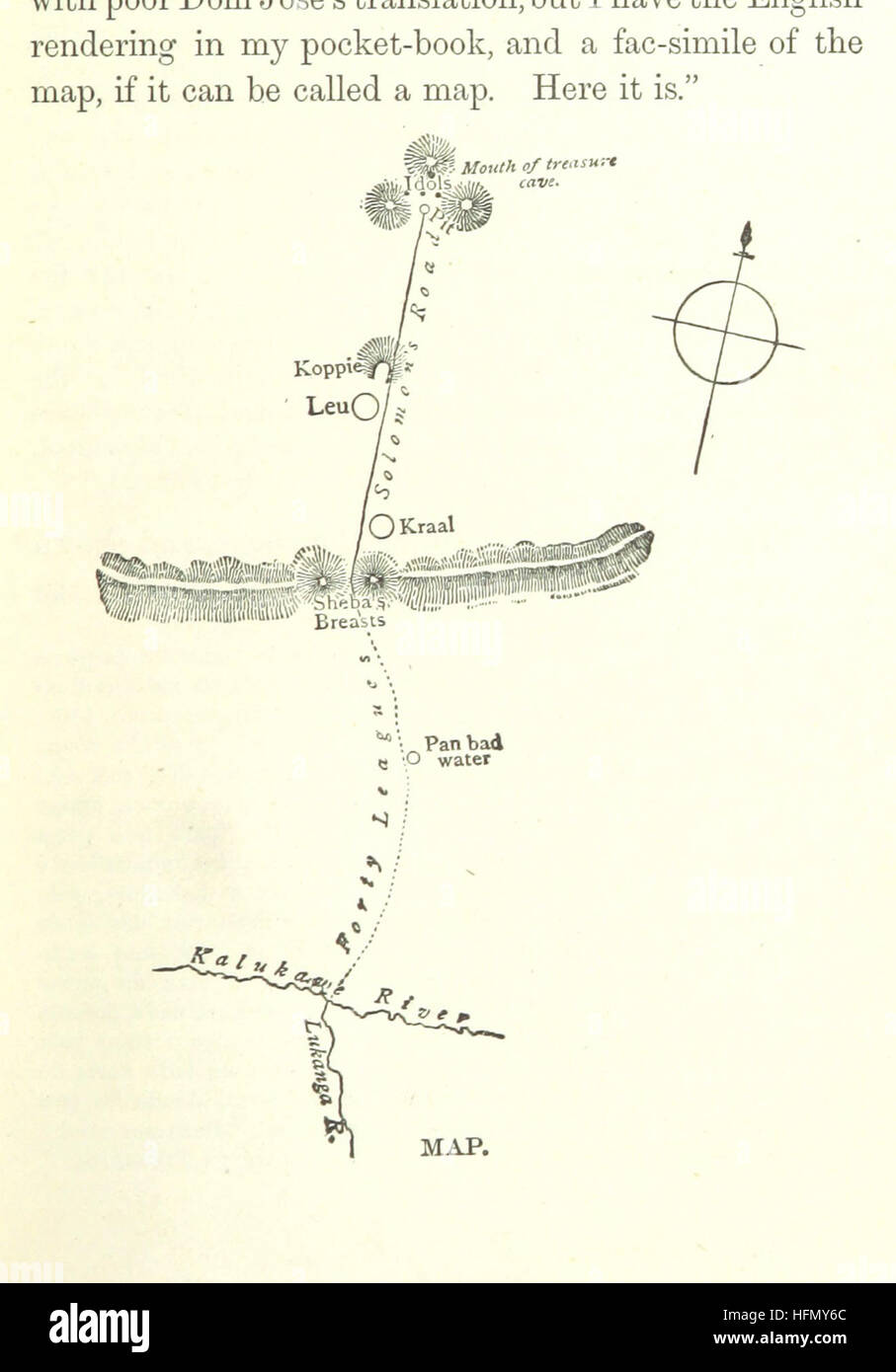 Image from 'King Solomon's Mines', featuring an illustration from page ...