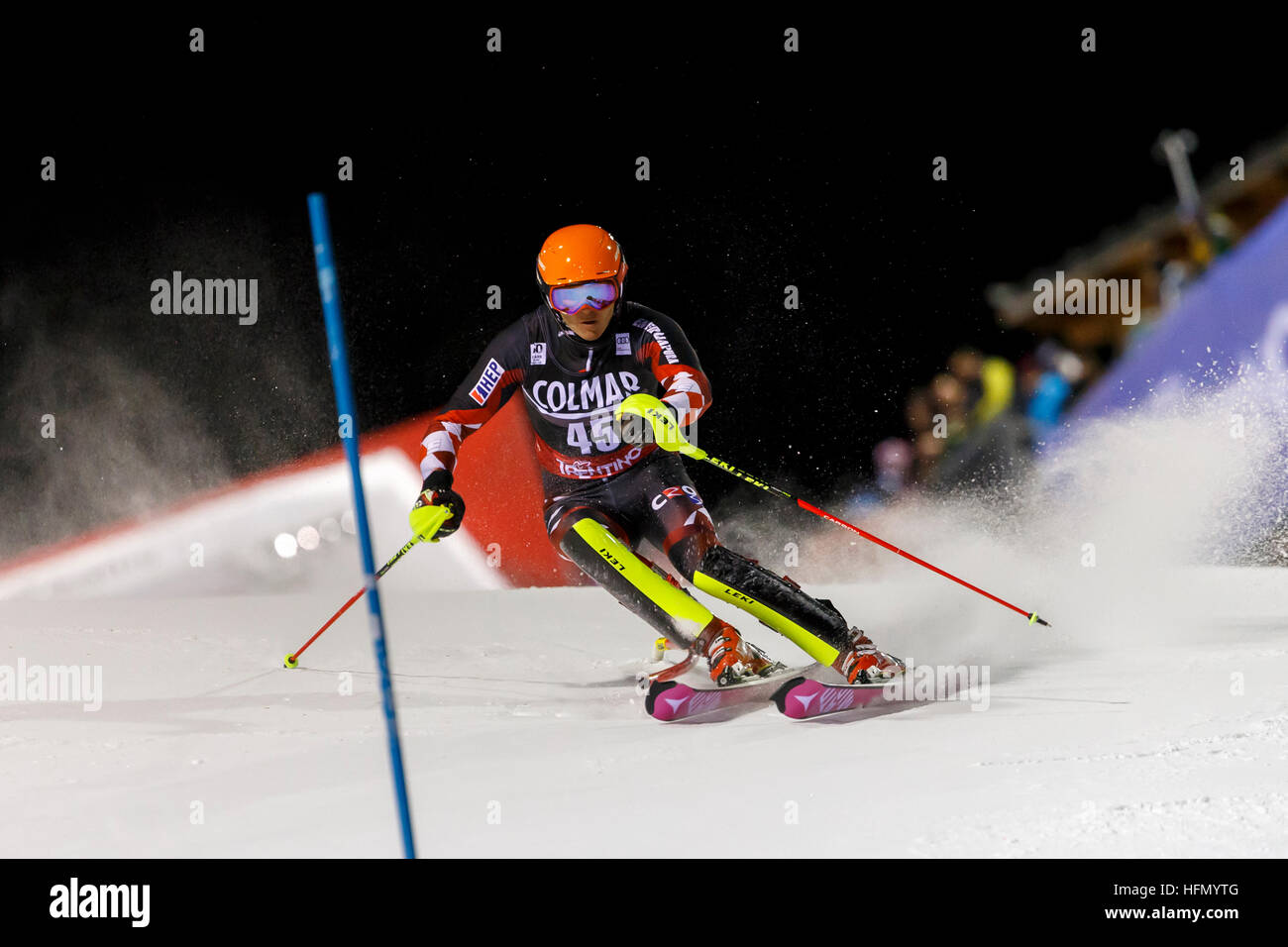 Madonna di Campiglio, Italy 22 December 2016. RODES Istok (Cro ...