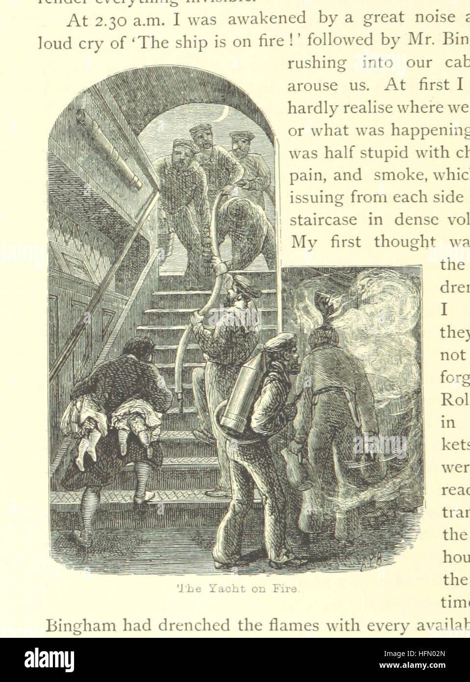 This image from 'A Voyage in the 'Sunbeam'' captures a maritime journey ...