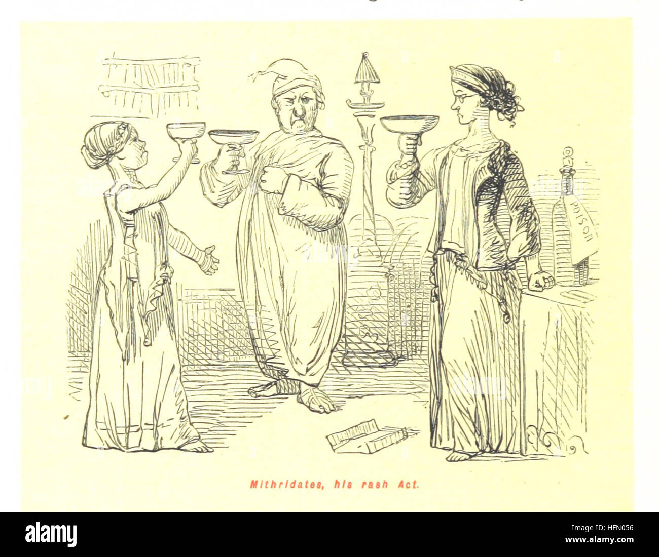 This image from 'The Comic History of Rome' presents a humorous take on ...