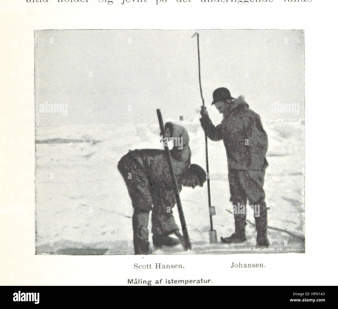 This image from 'Fram over Polhavet' depicts the Arctic expeditions ...