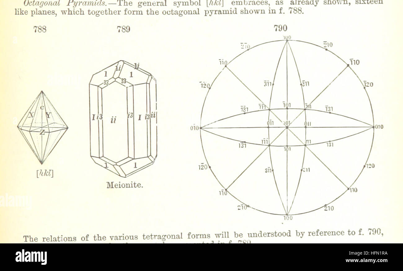 A textbook on mineralogy, covering crystallography, physical properties ...