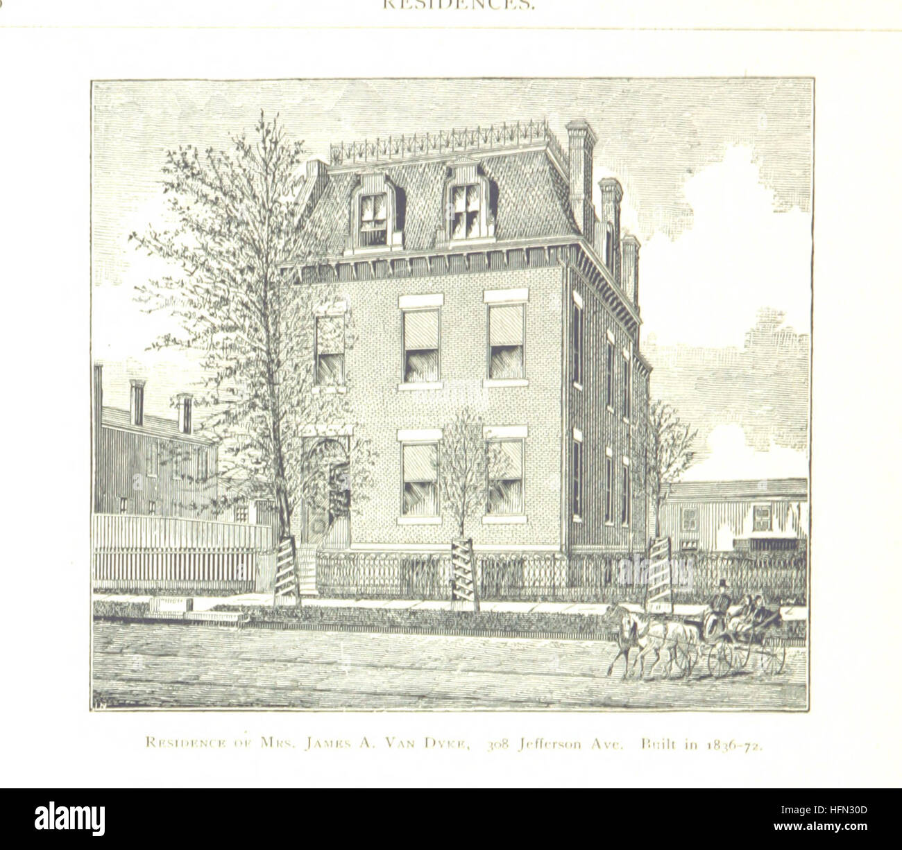 This image from 'The History of Detroit and Michigan' covers the ...