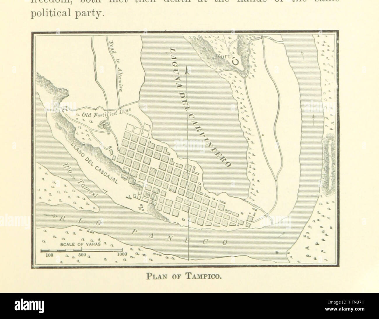 Map of tampico mexico hi-res stock photography and images - Alamy