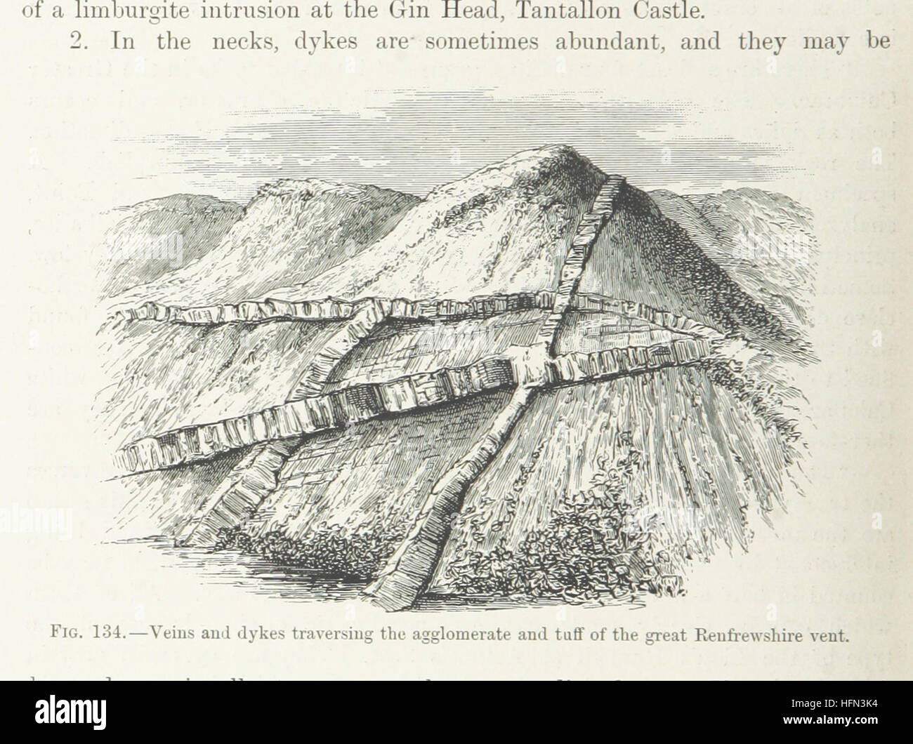 This image from 'The Ancient Volcanoes of Great Britain' shows ...