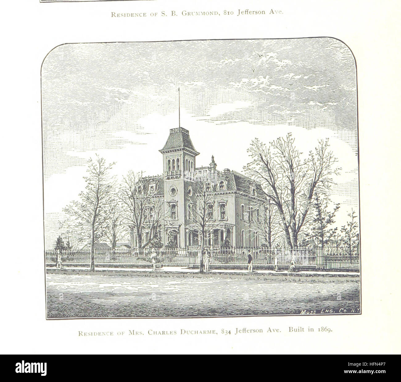 An image from page 444 of 'The History of Detroit and Michigan ...