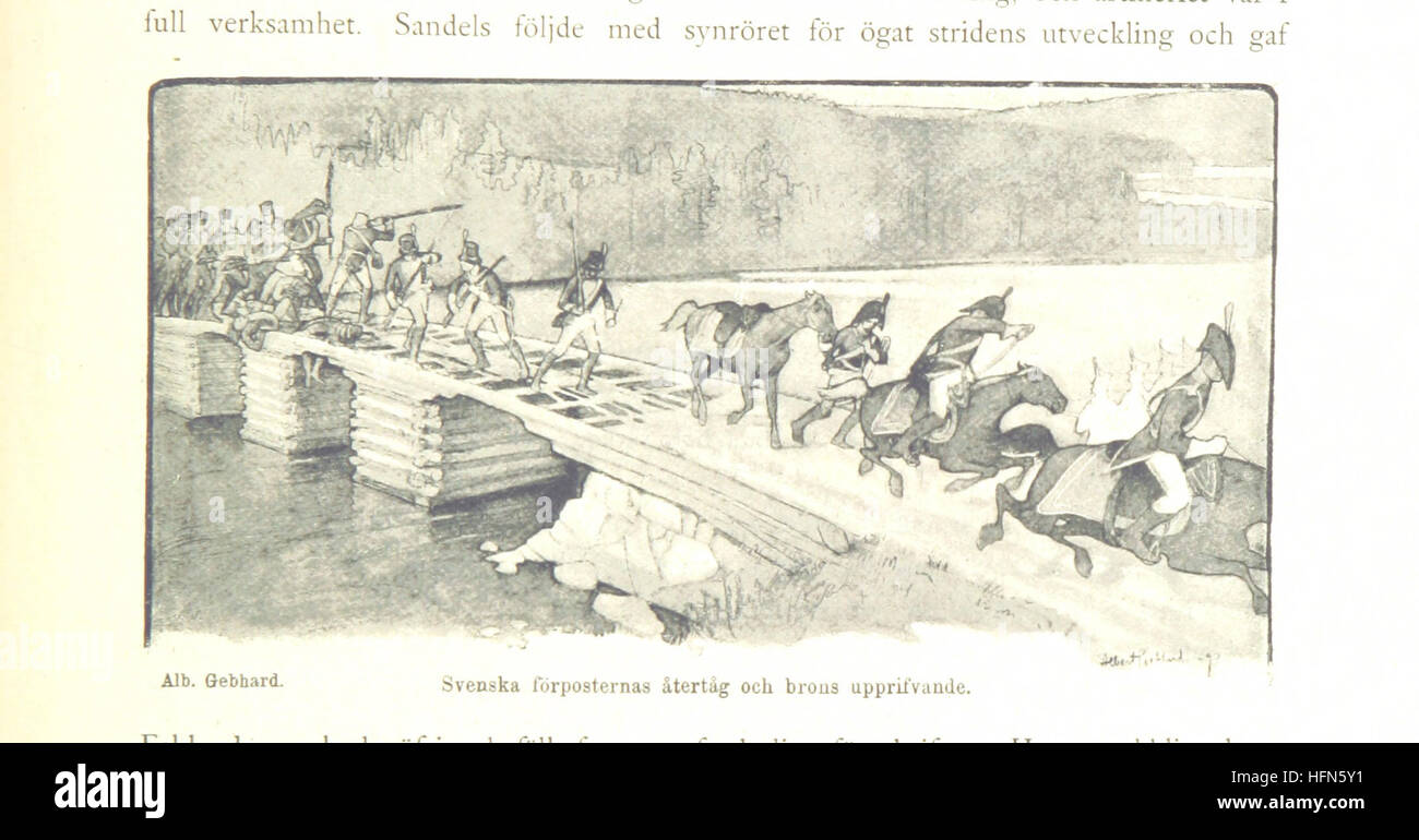 An illustration from 'Finska Kriget 1808-1809', documenting the Finnish ...