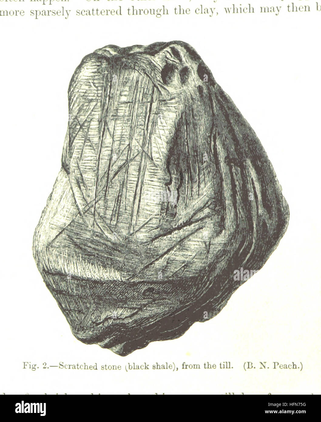 An illustration from 'The Great Ice Age and its relation to the ...