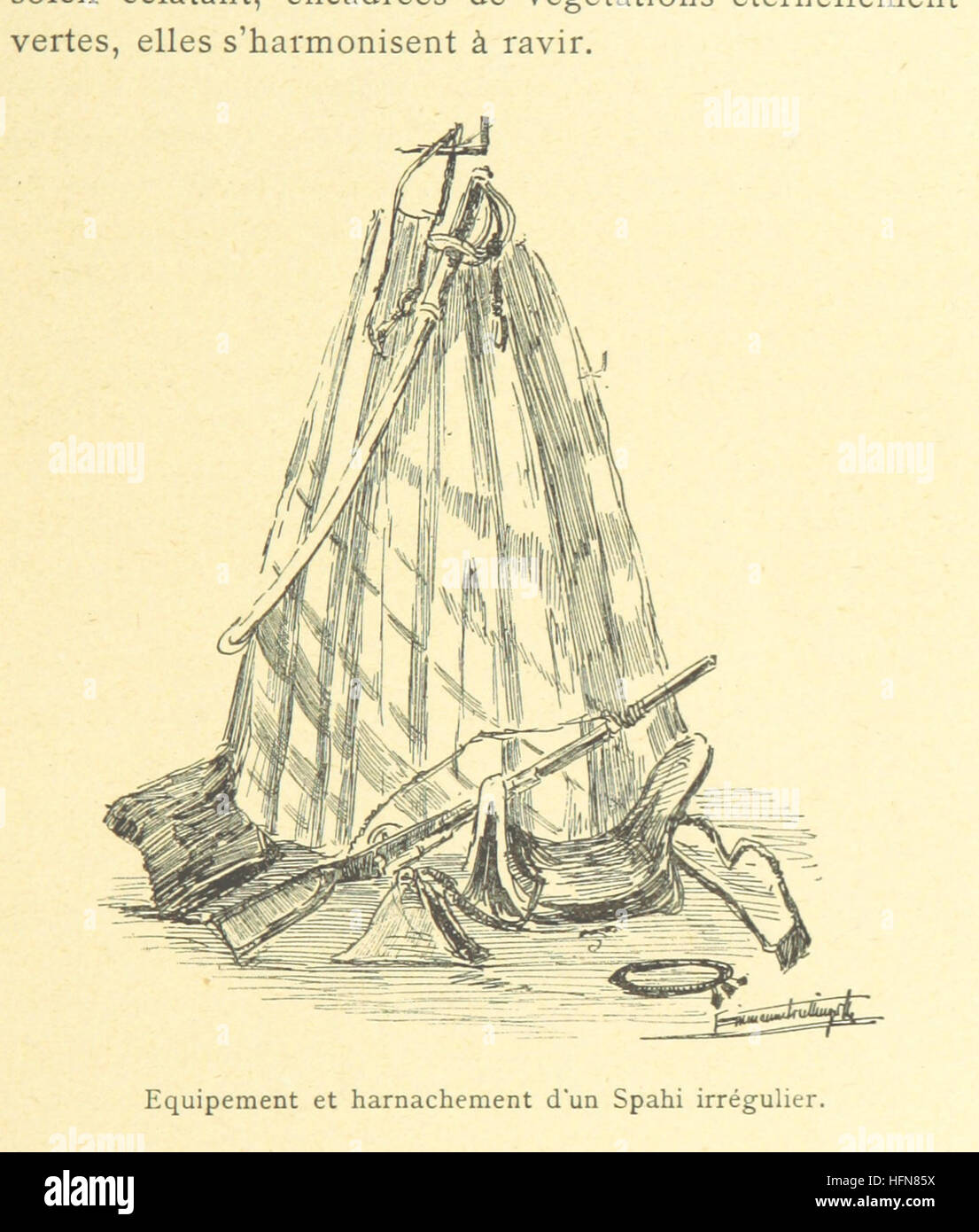 An image from 'Au Dahomey,' a journal written by a Spahi officer ...