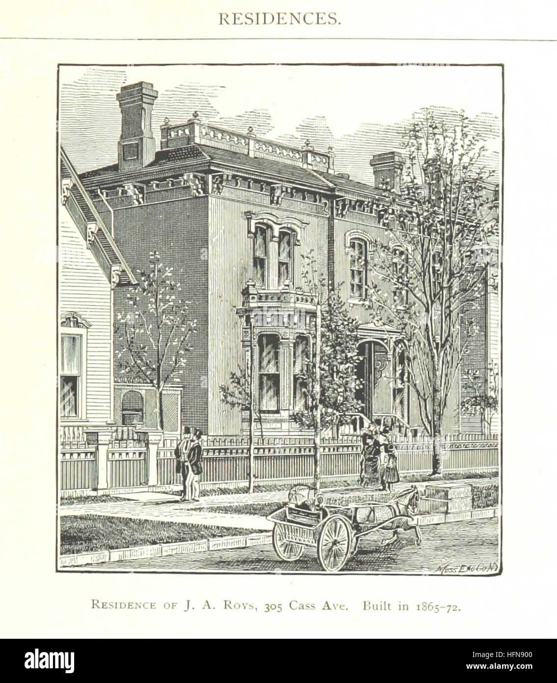 This image is from 'The History of Detroit and Michigan,' which ...