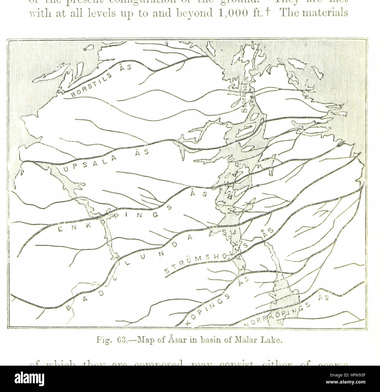 A detailed map from 'The Great Ice Age and its relation to the ...