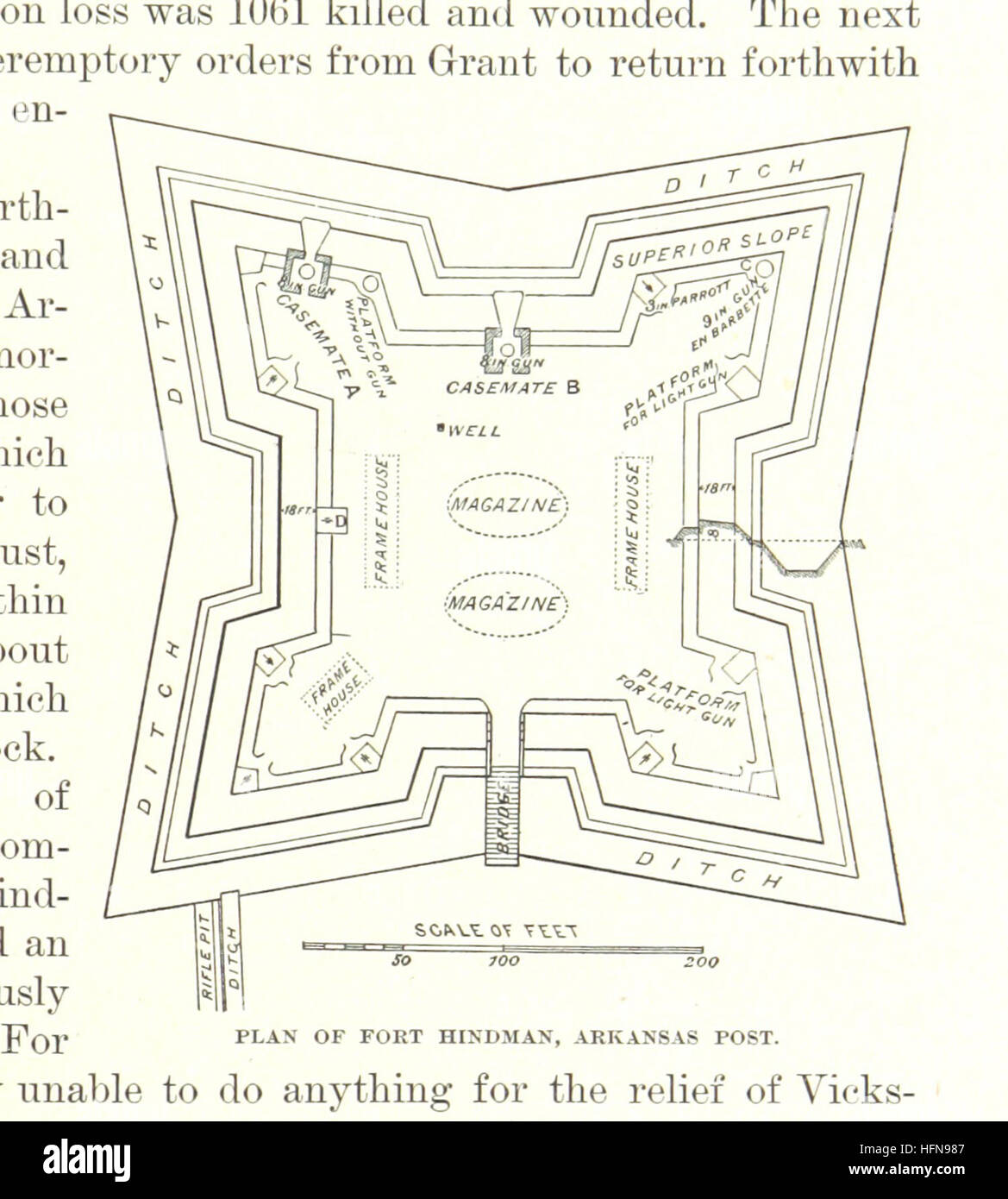 This image is from 'Battles and Leaders of the Civil War,' a detailed ...