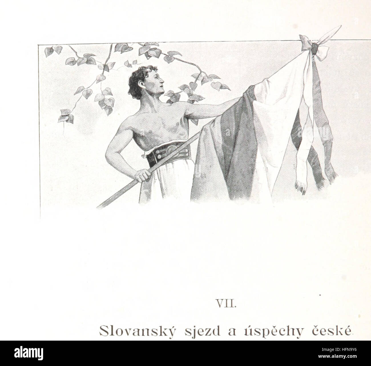 This page from 'Na u,svite? nove, doby' presents a history of the year ...