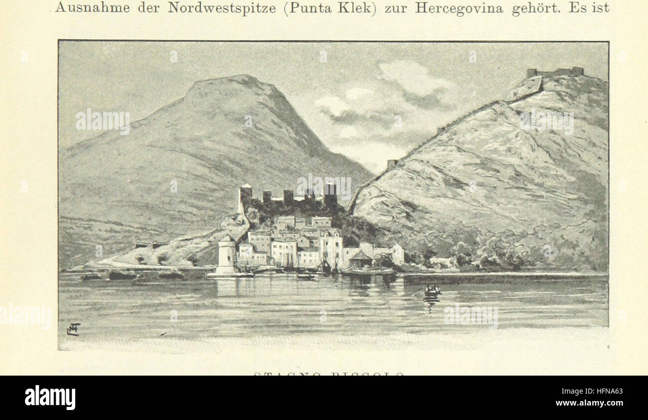 Image from 'Fuhrer durch Dalmatien' showcasing Dalmatia’s geographic ...