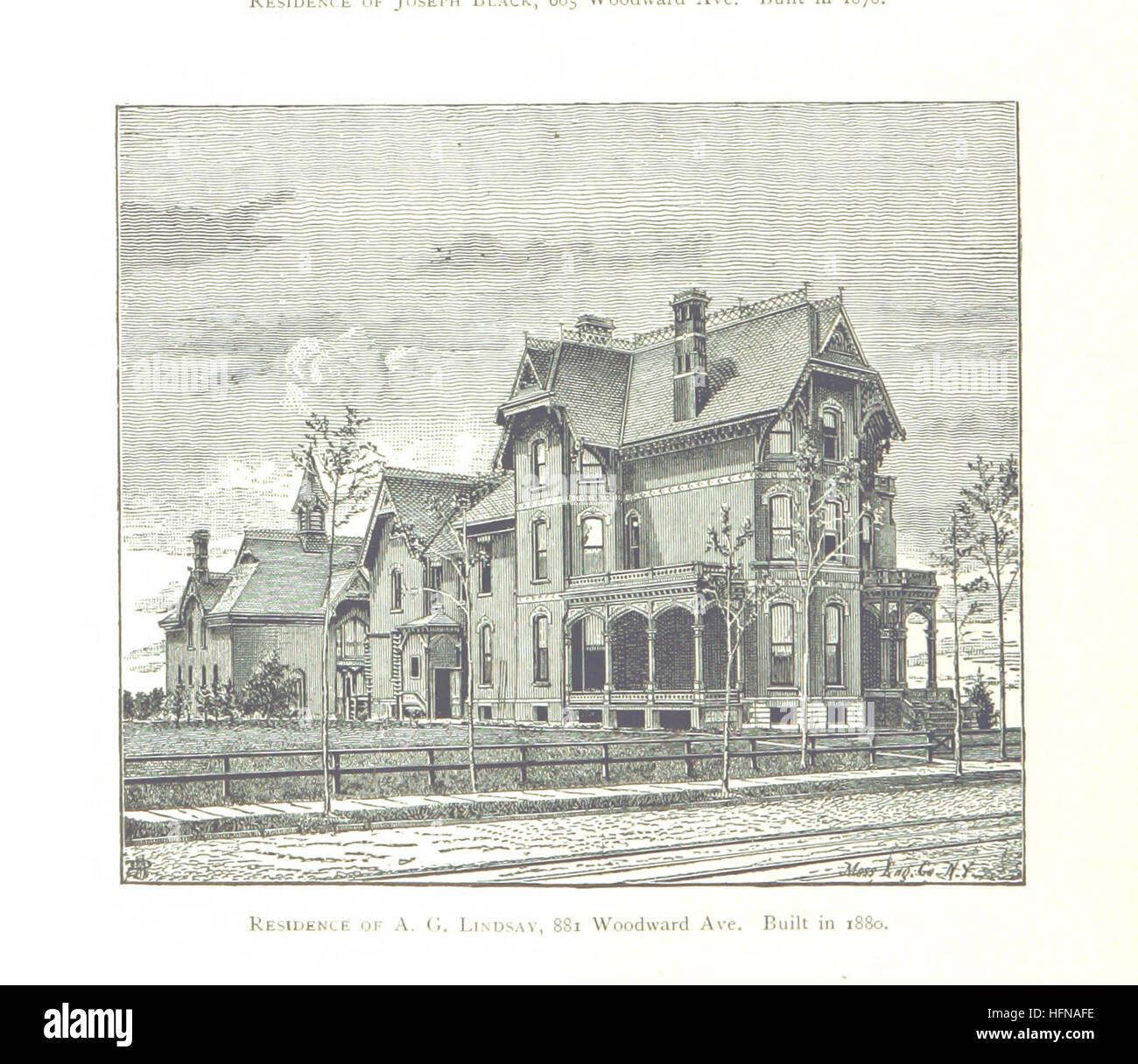 Image from 'The History of Detroit and Michigan,' illustrating the ...