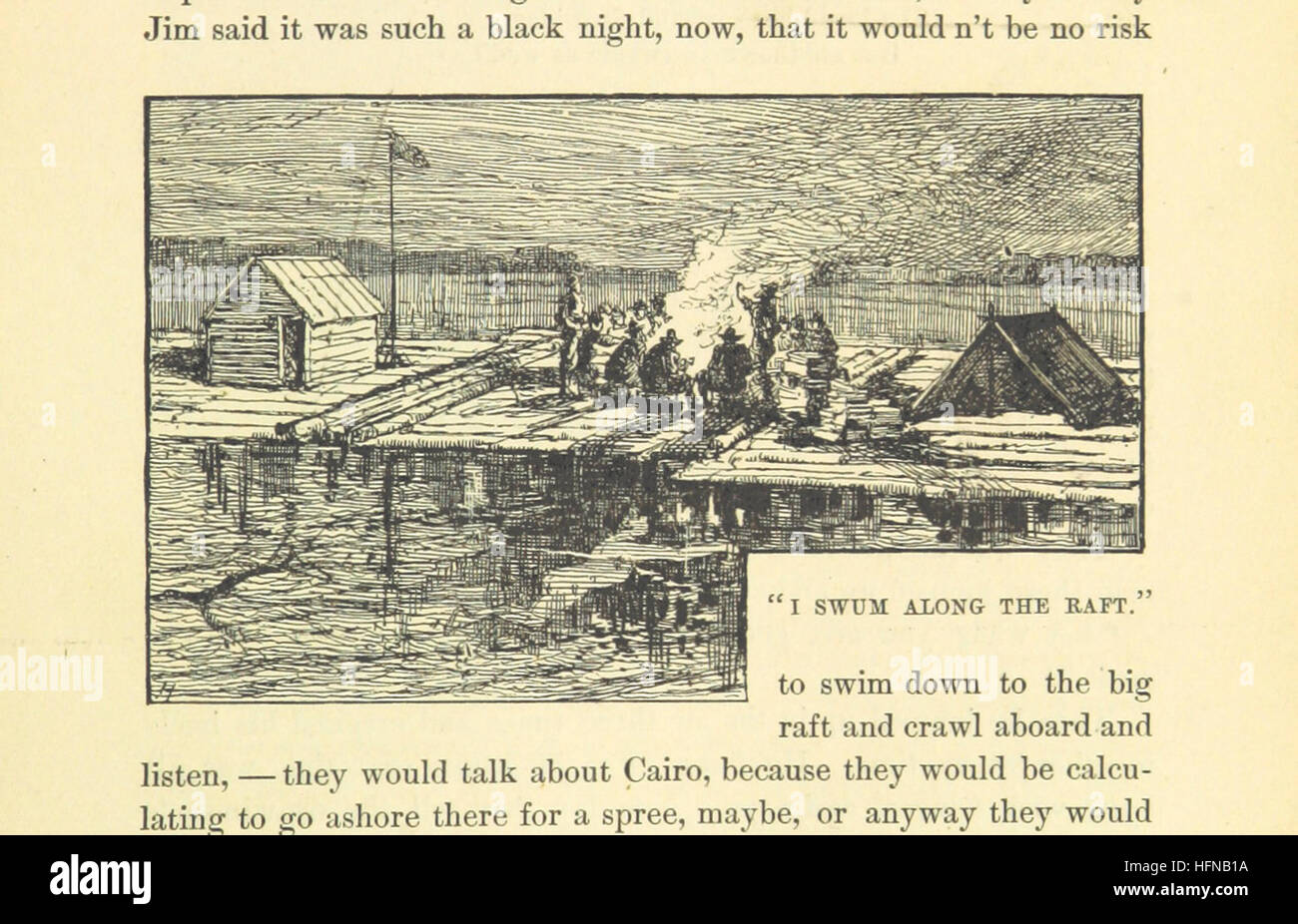 This image is from 'Life on the Mississippi,' written by Mark Twain ...