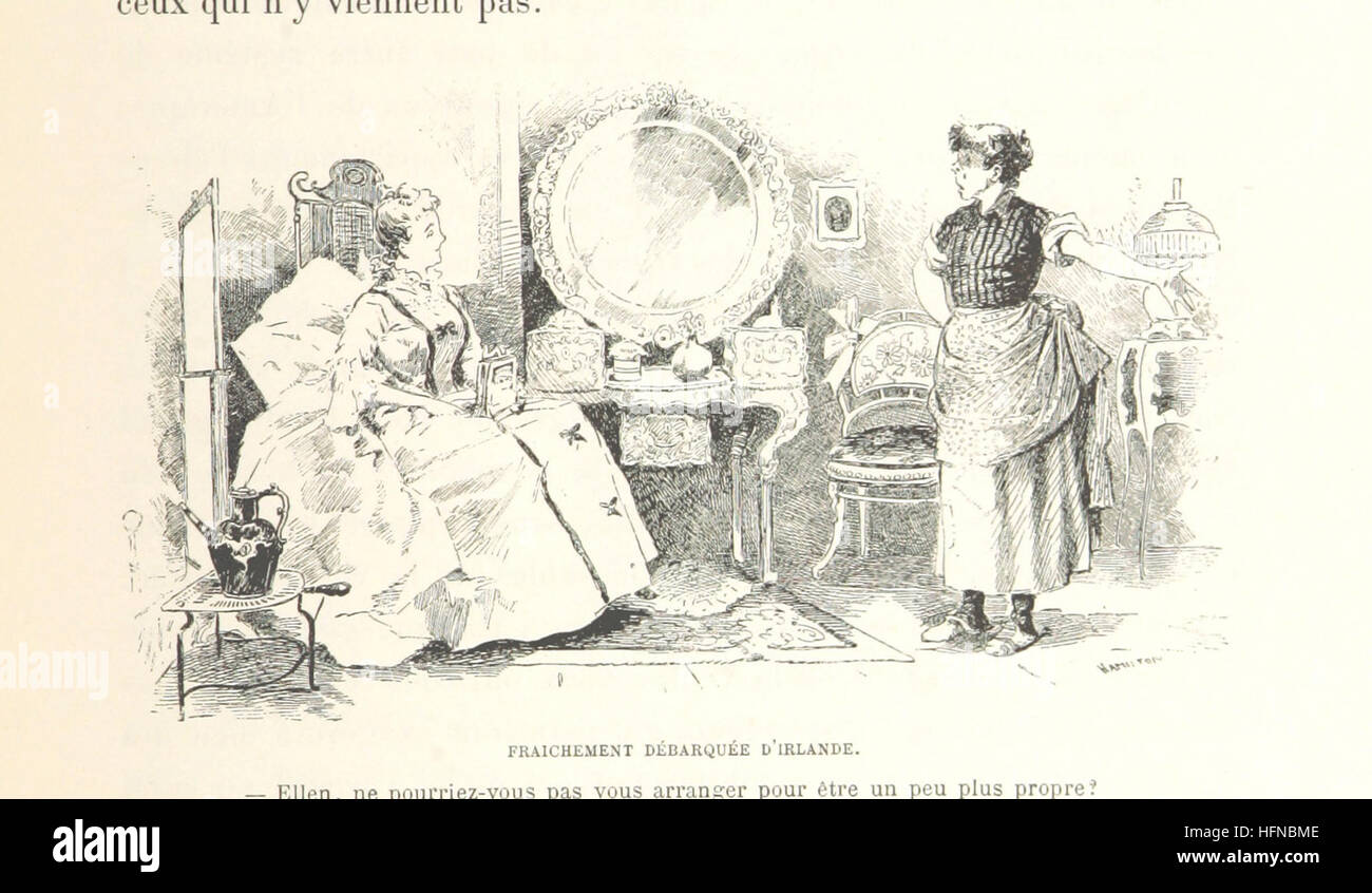 This image from 'La Vie Américaine' illustrates American life and ...