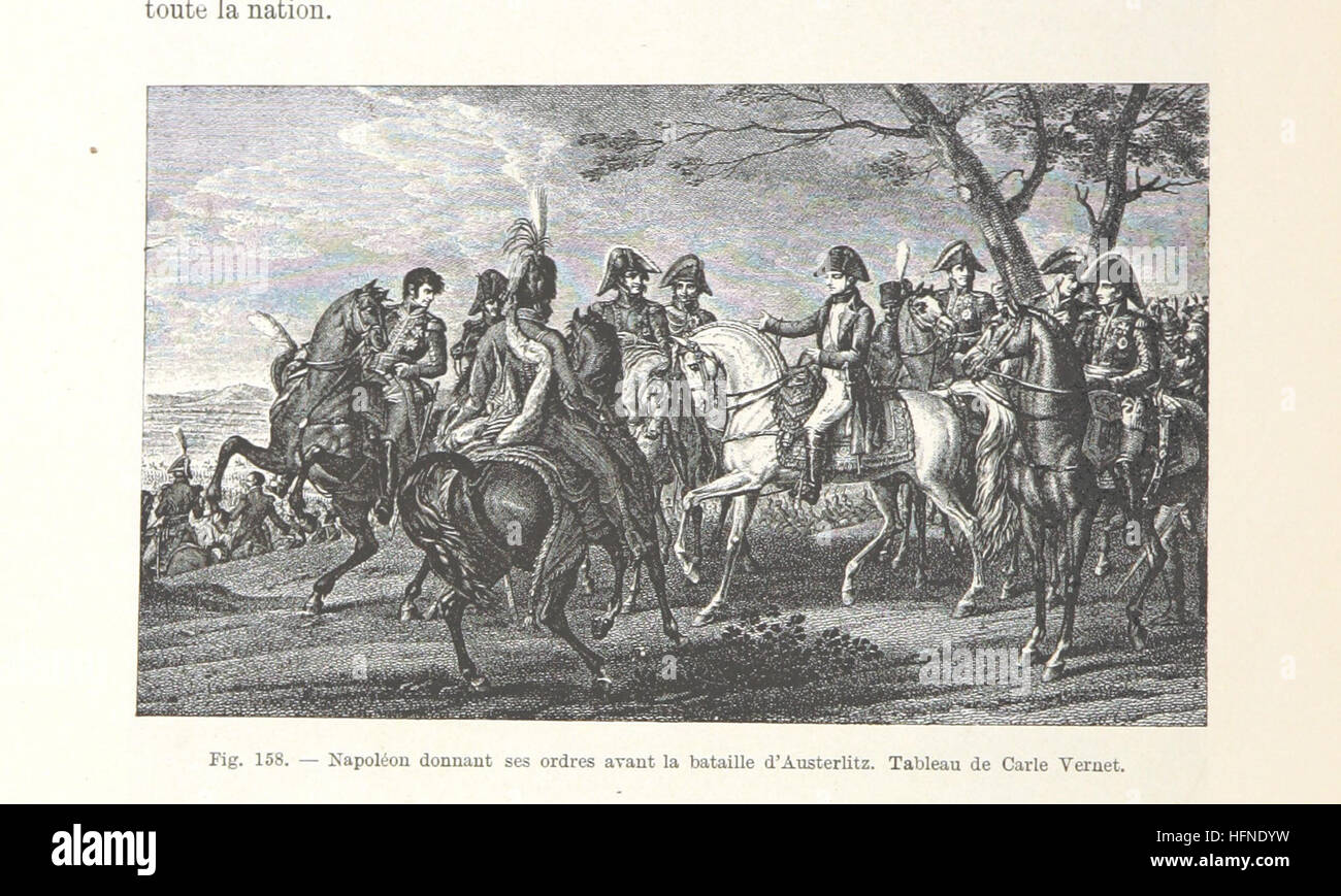 A detailed illustrated work on Napoleon I and his era, featuring color ...