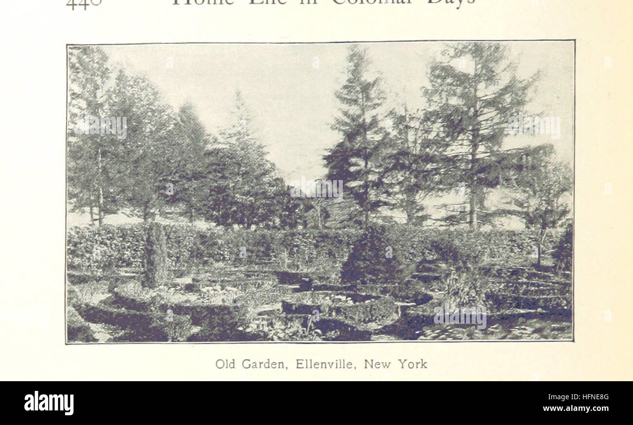 Image from 'Home Life in Colonial Days' illustrating domestic life ...