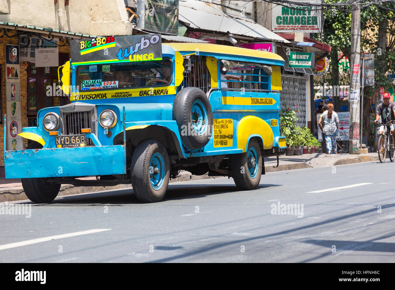 Jeepney Transport Philippines Highway High Resolution Stock Photography ...