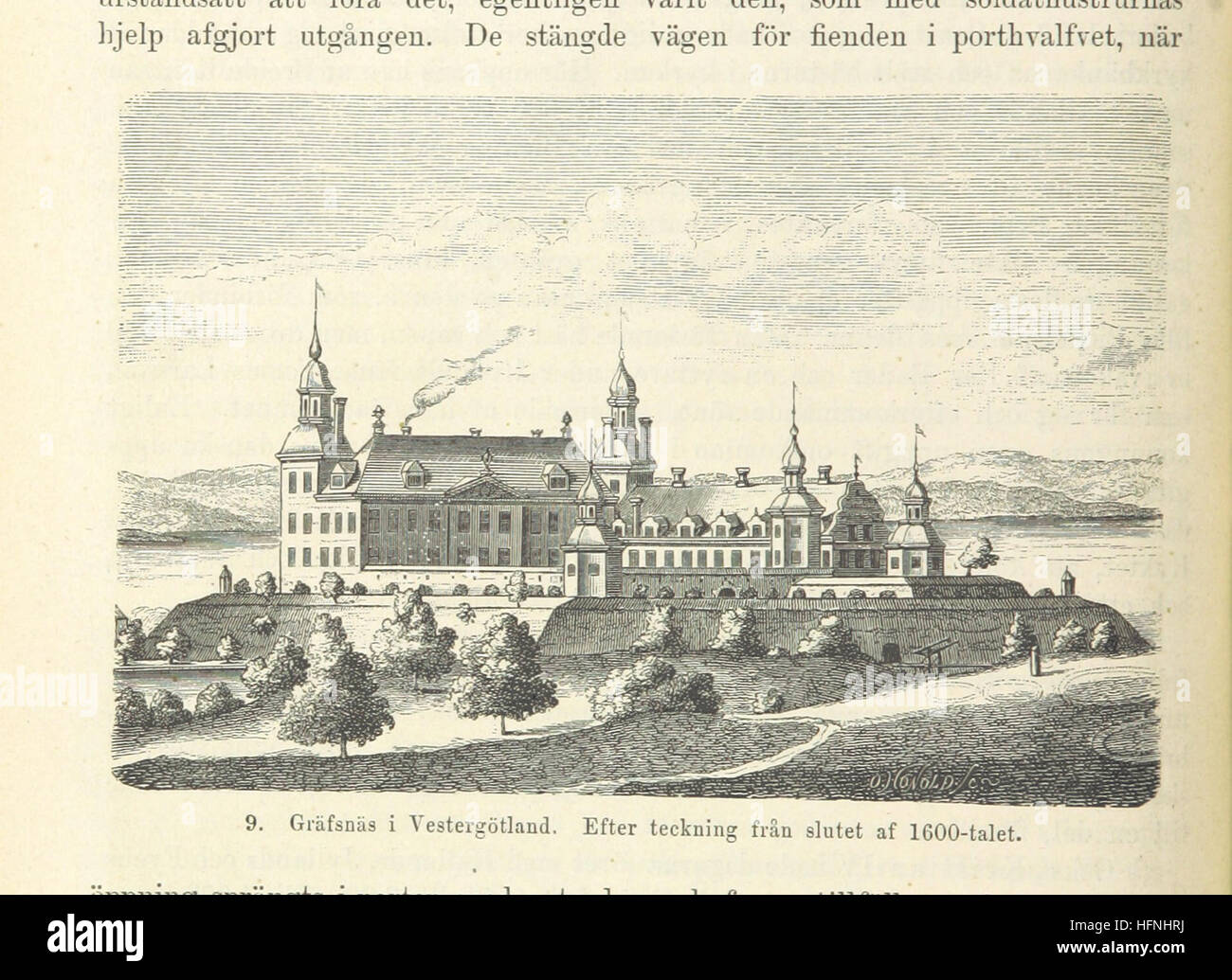 An illustration from a Swedish historical work detailing the country’s ...