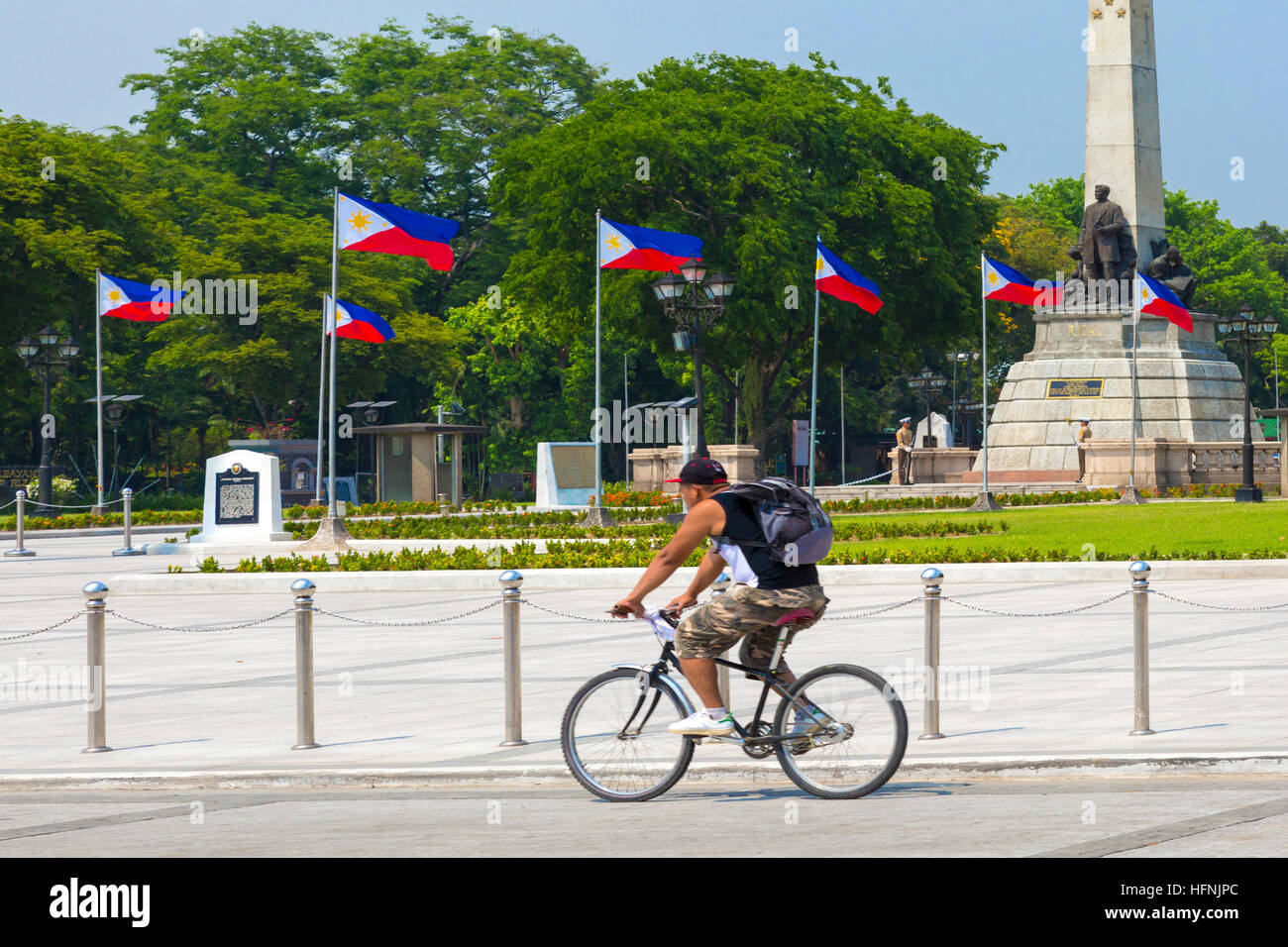 Bicycle at Rizal,Park, Luneta, Manila, Philippines Stock Photo - Alamy