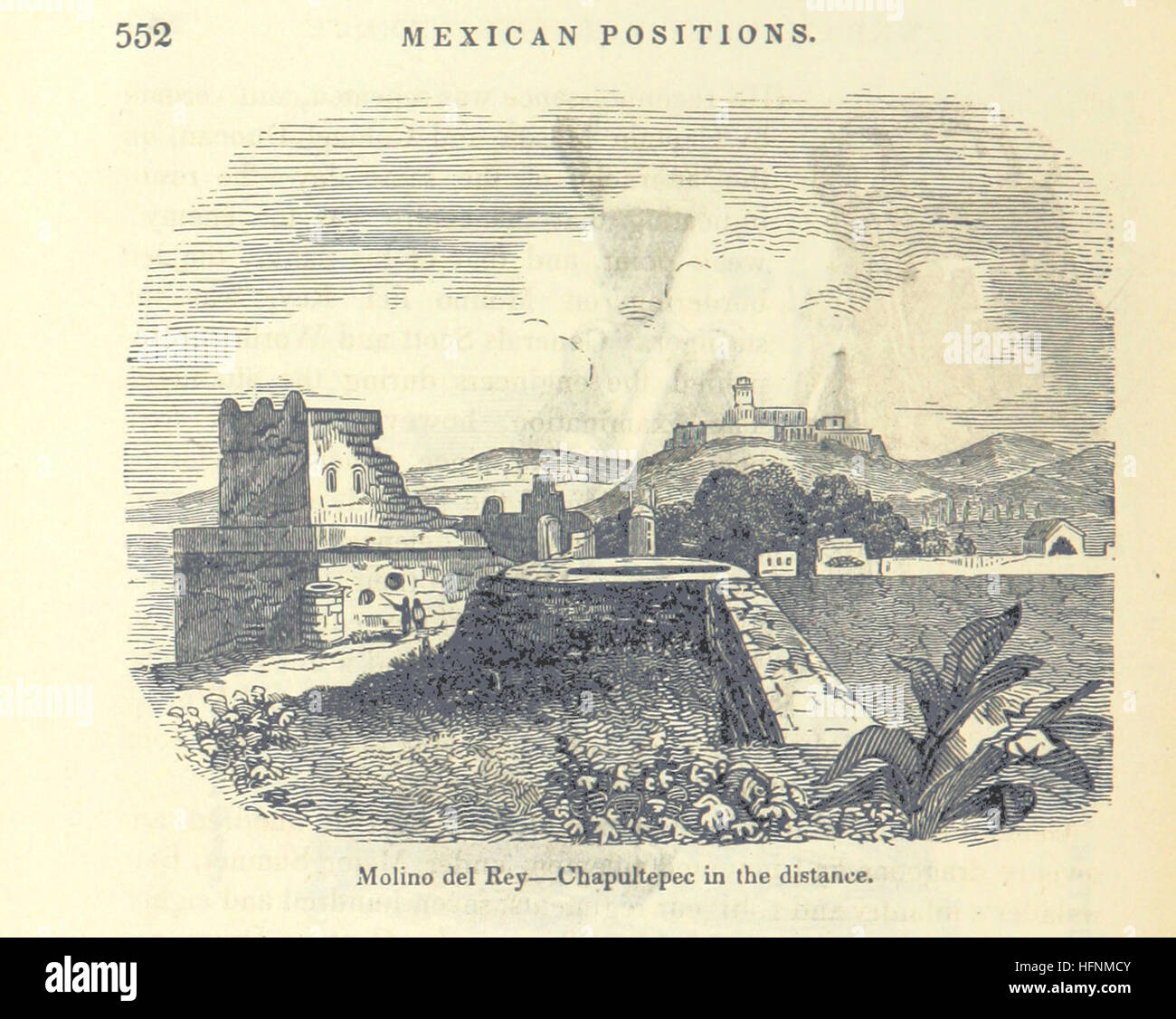 An image from 'The History of Mexico', detailing Mexico's wars ...