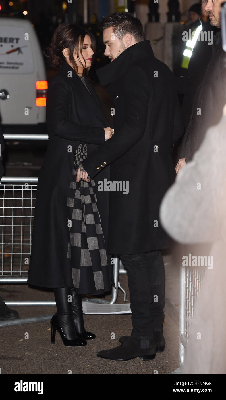 Cheryl Cole and Liam Payne attend the Fayre Of St James' charity ...