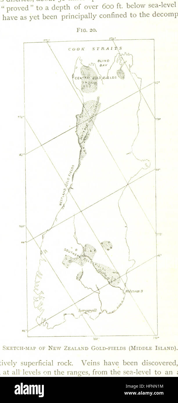 This illustration from 'Gold: Its Occurrence and Extraction' depicts ...
