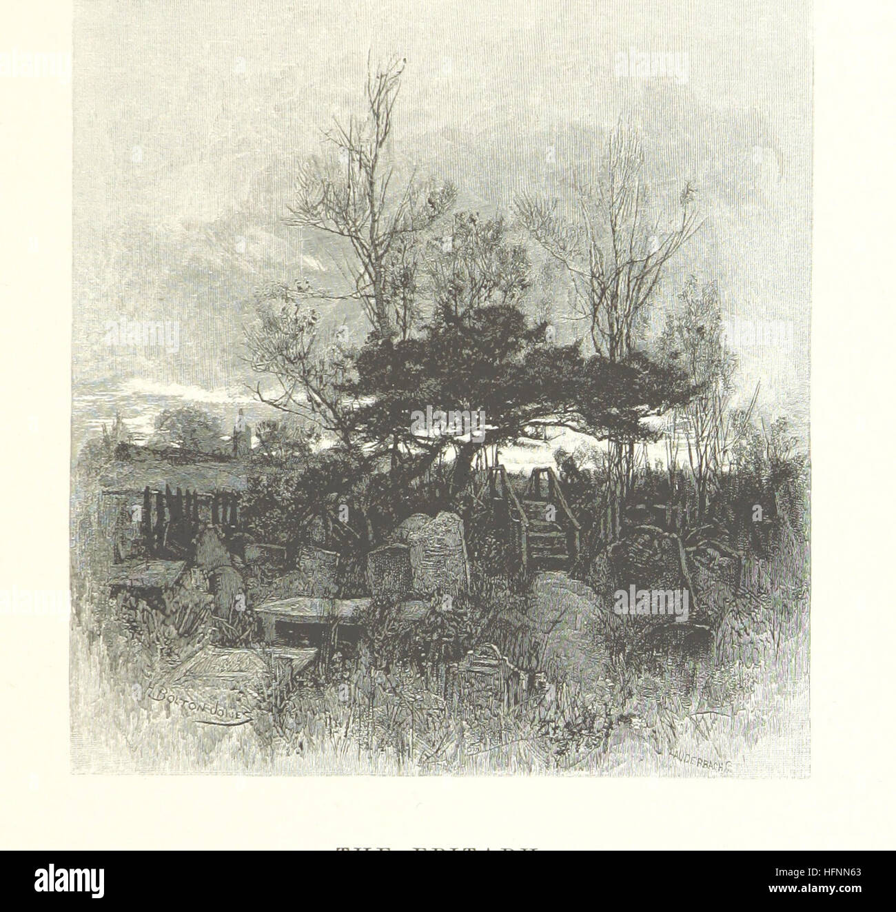 This image from 'An Elegy Written in a Country Churchyard' shows an ...