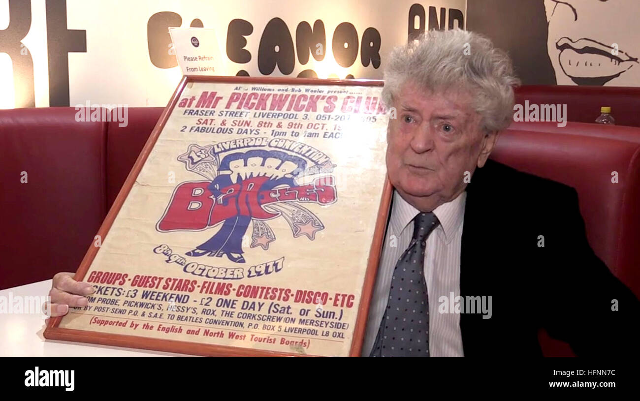 File video grab image dated 26/10/16 of Allan Williams, the Beatles ...