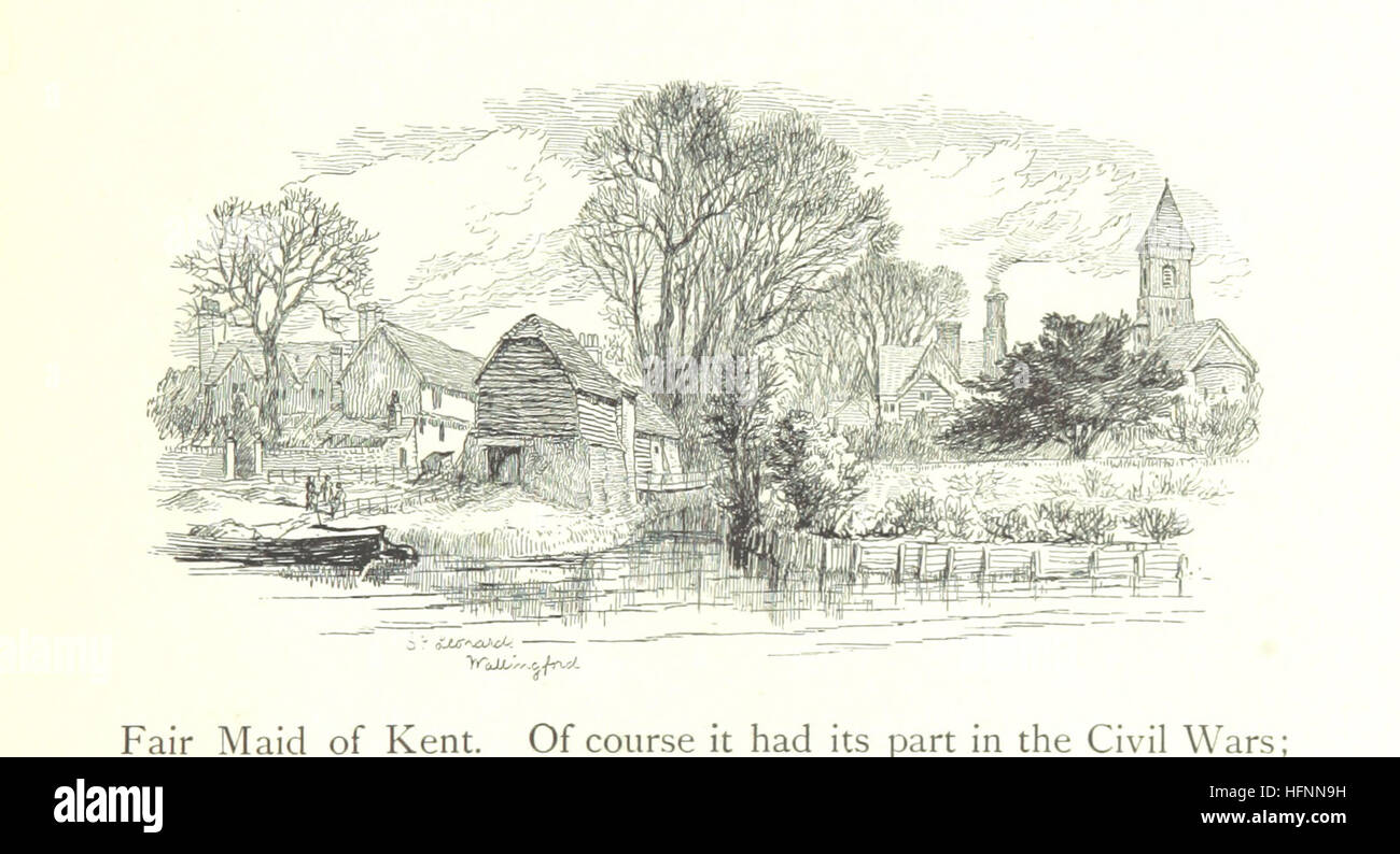 A depiction of the journey along the Thames River from Oxford to Henley ...