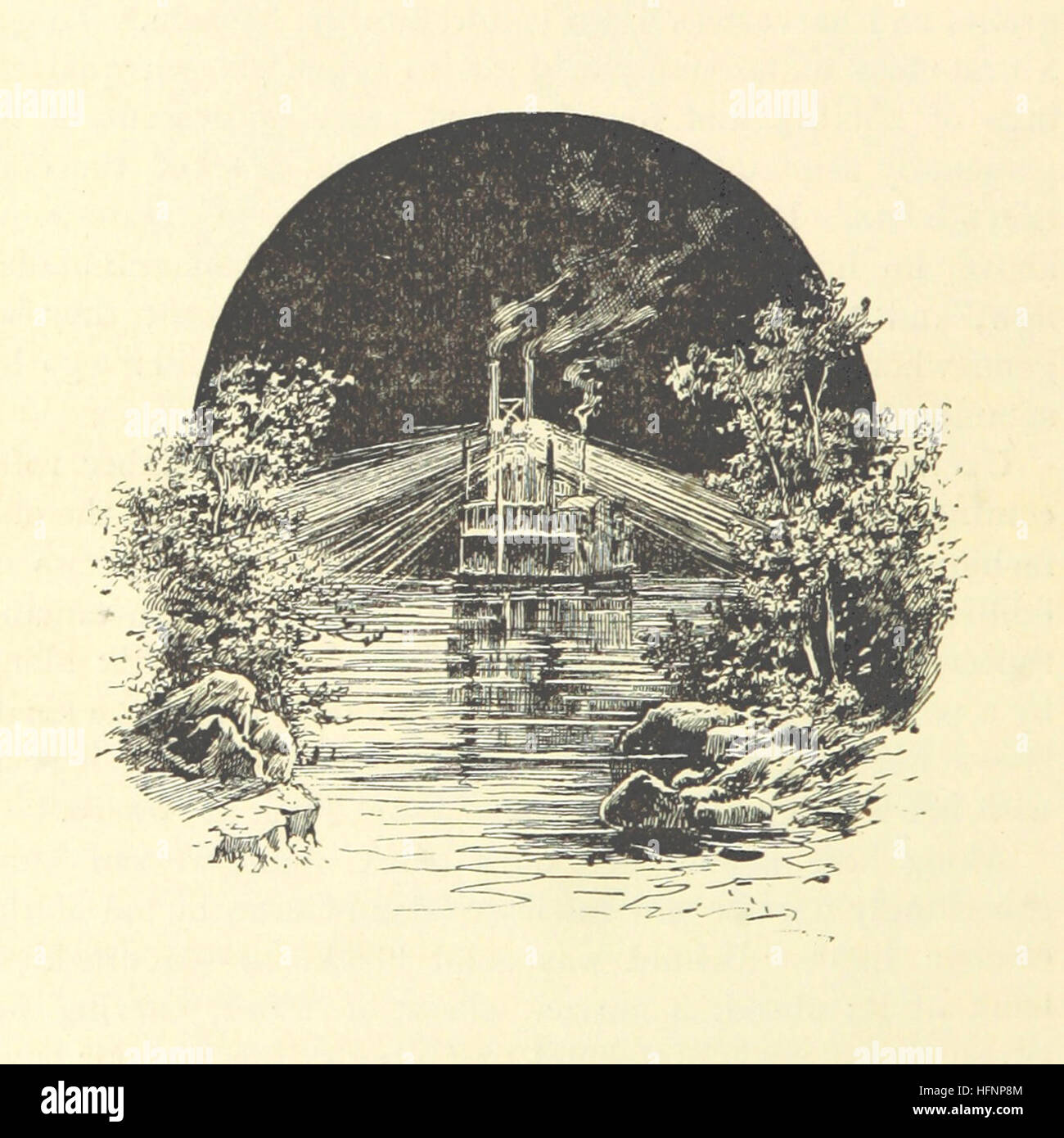 This image from Mark Twain’s 'Life on the Mississippi' illustrates the ...