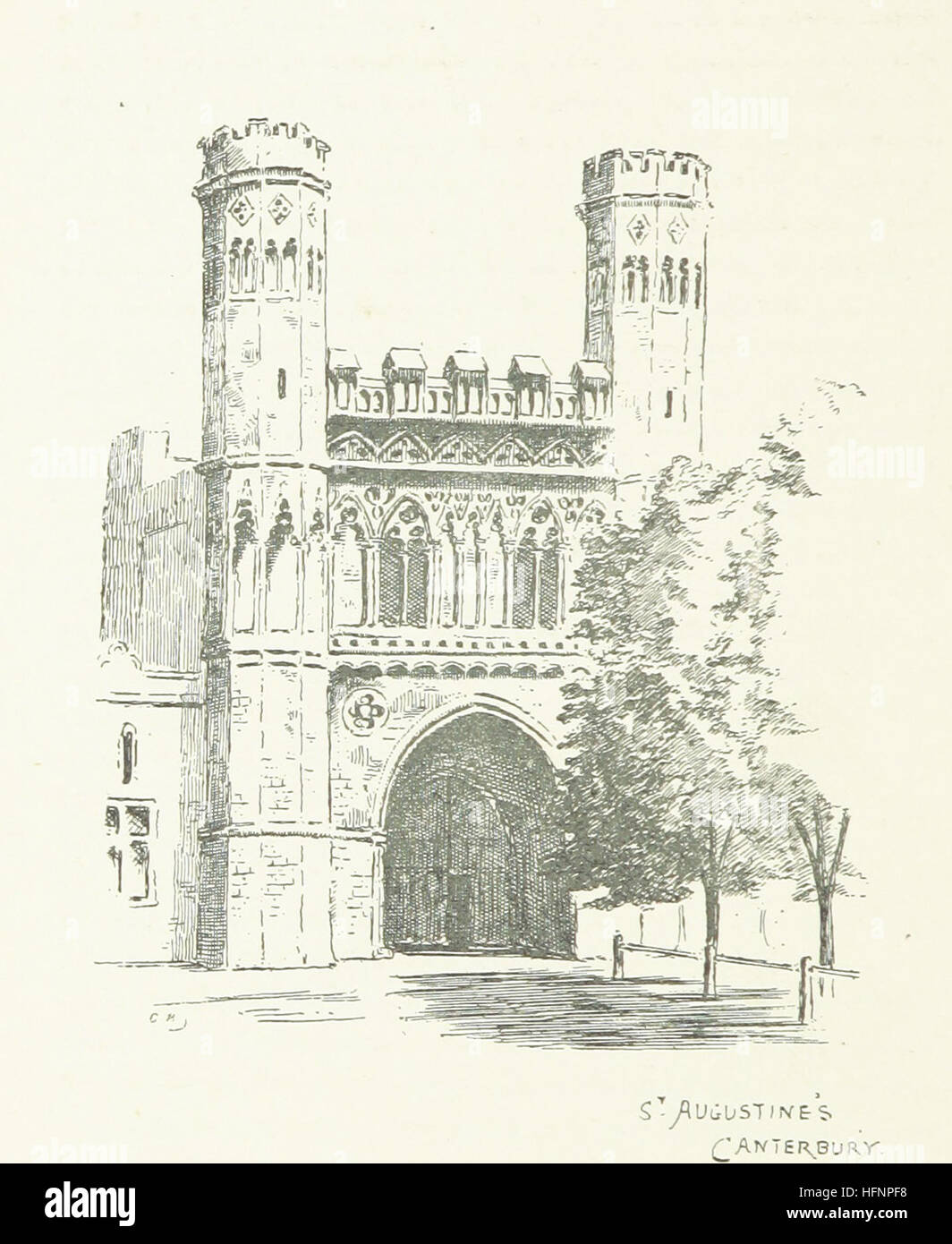 An image from the 'History of Kent,' showcasing original sketches and ...