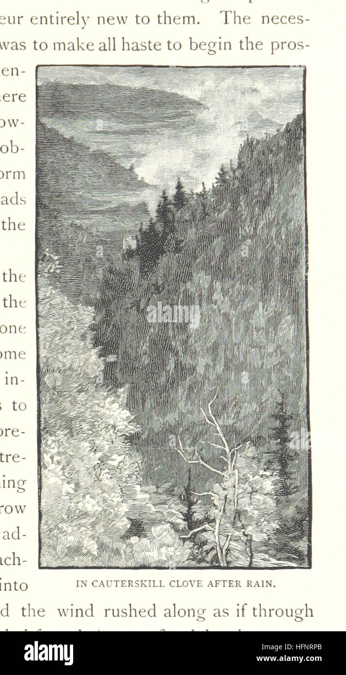 The image from 'The Land of Rip Van Winkle' portrays the Catskill ...