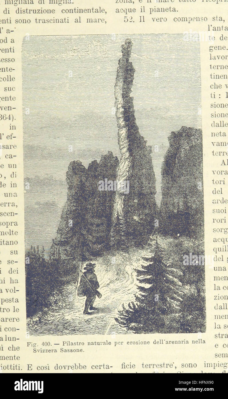 A popular geography book written by Italian scholars, with maps and ...