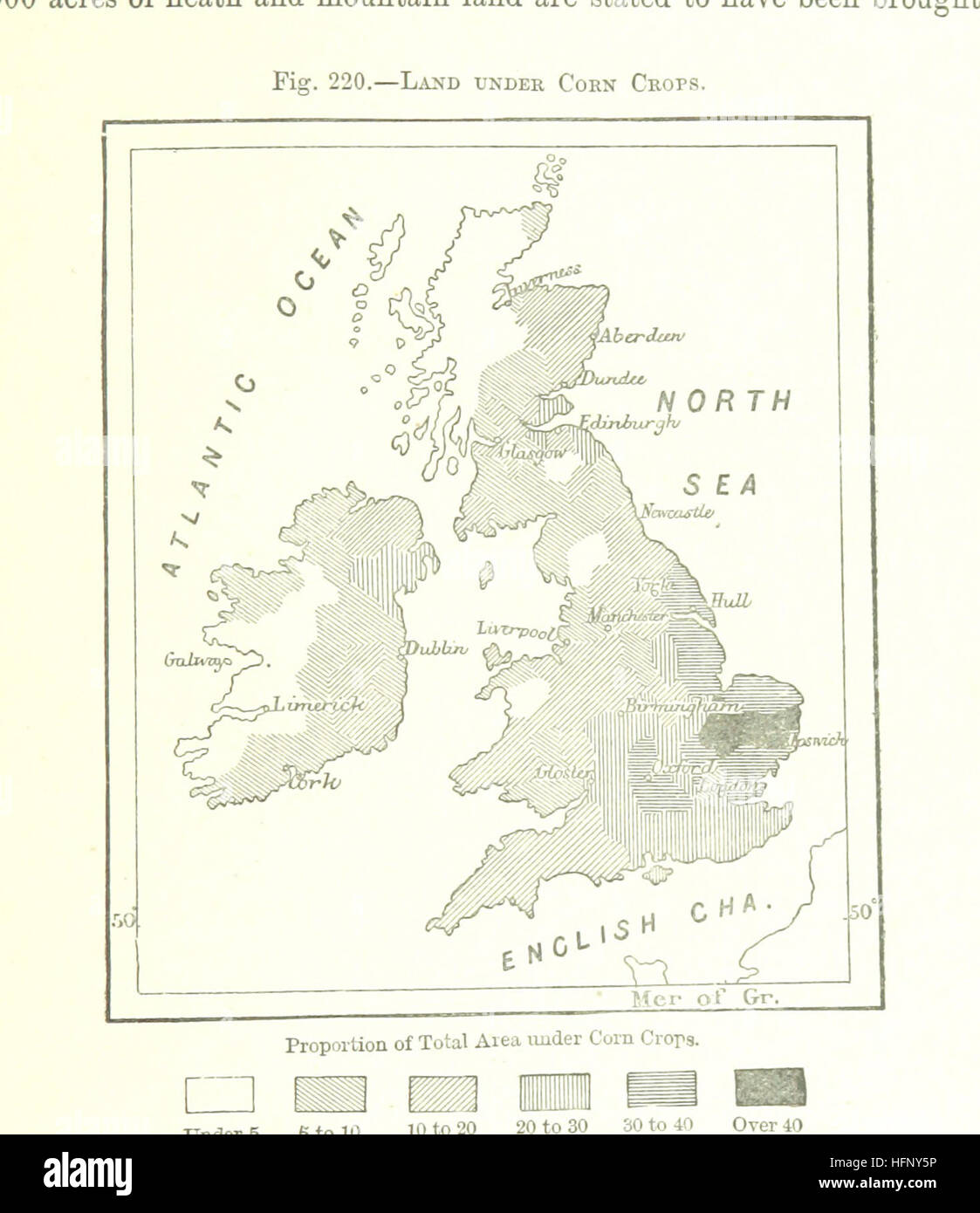 This image from 'The British Isles' provides a detailed map showing the ...