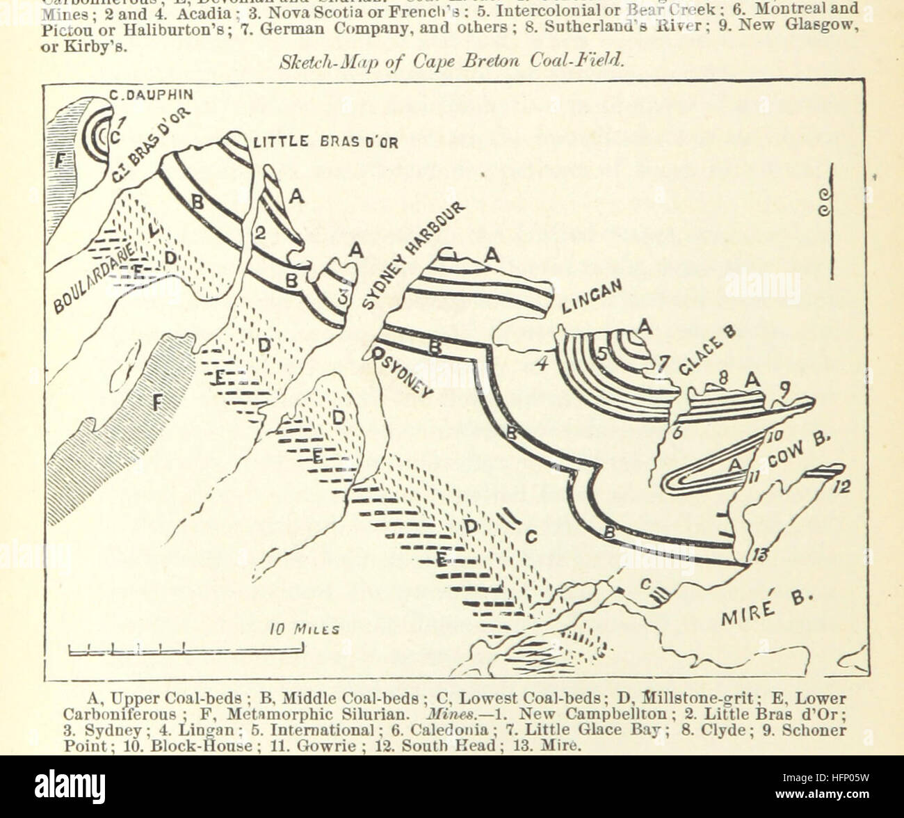 Image from 'The Coal-Regions of America' illustrating the topography ...