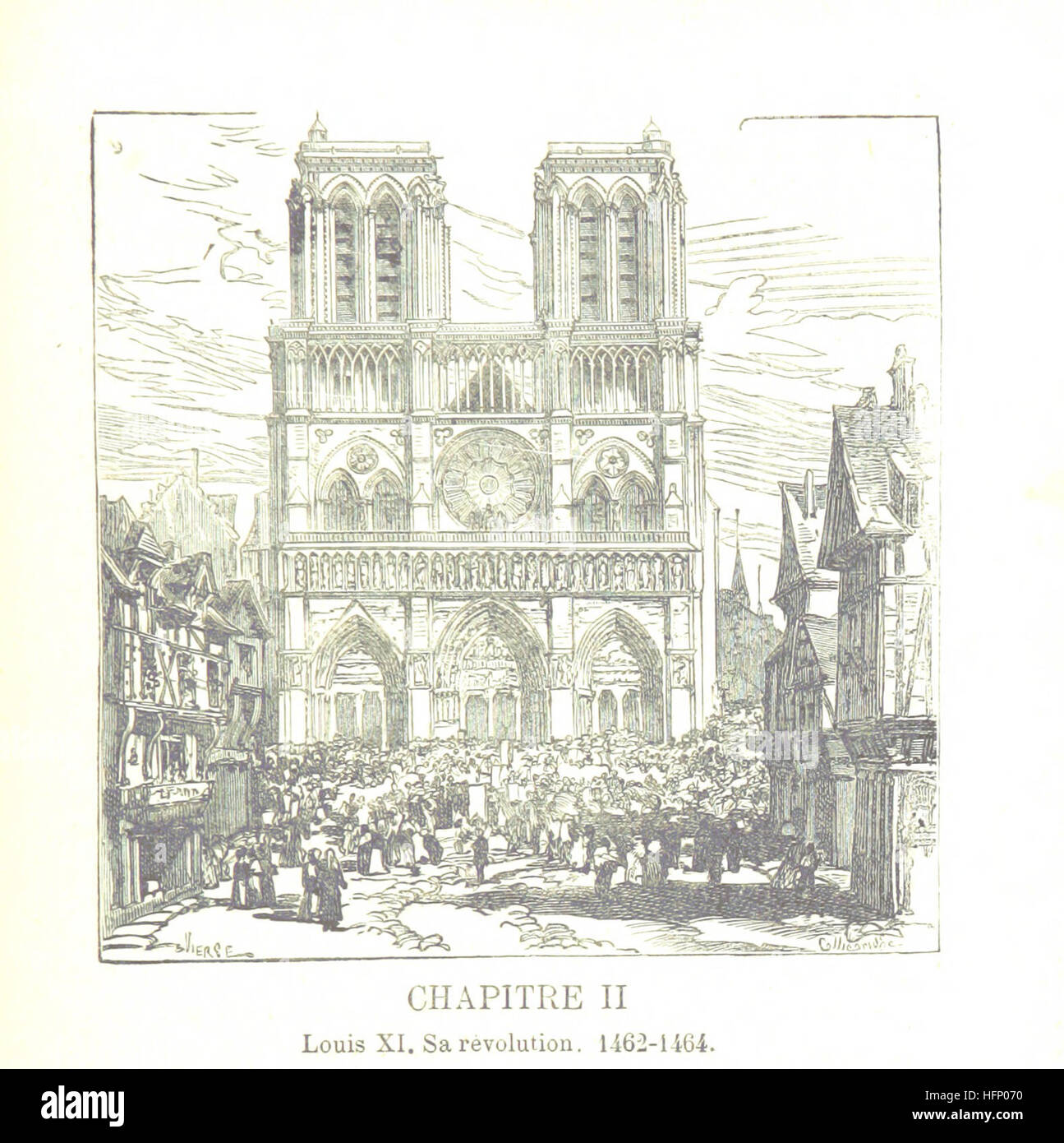 This image from 'Histoire de France' shows an illustration from the ...