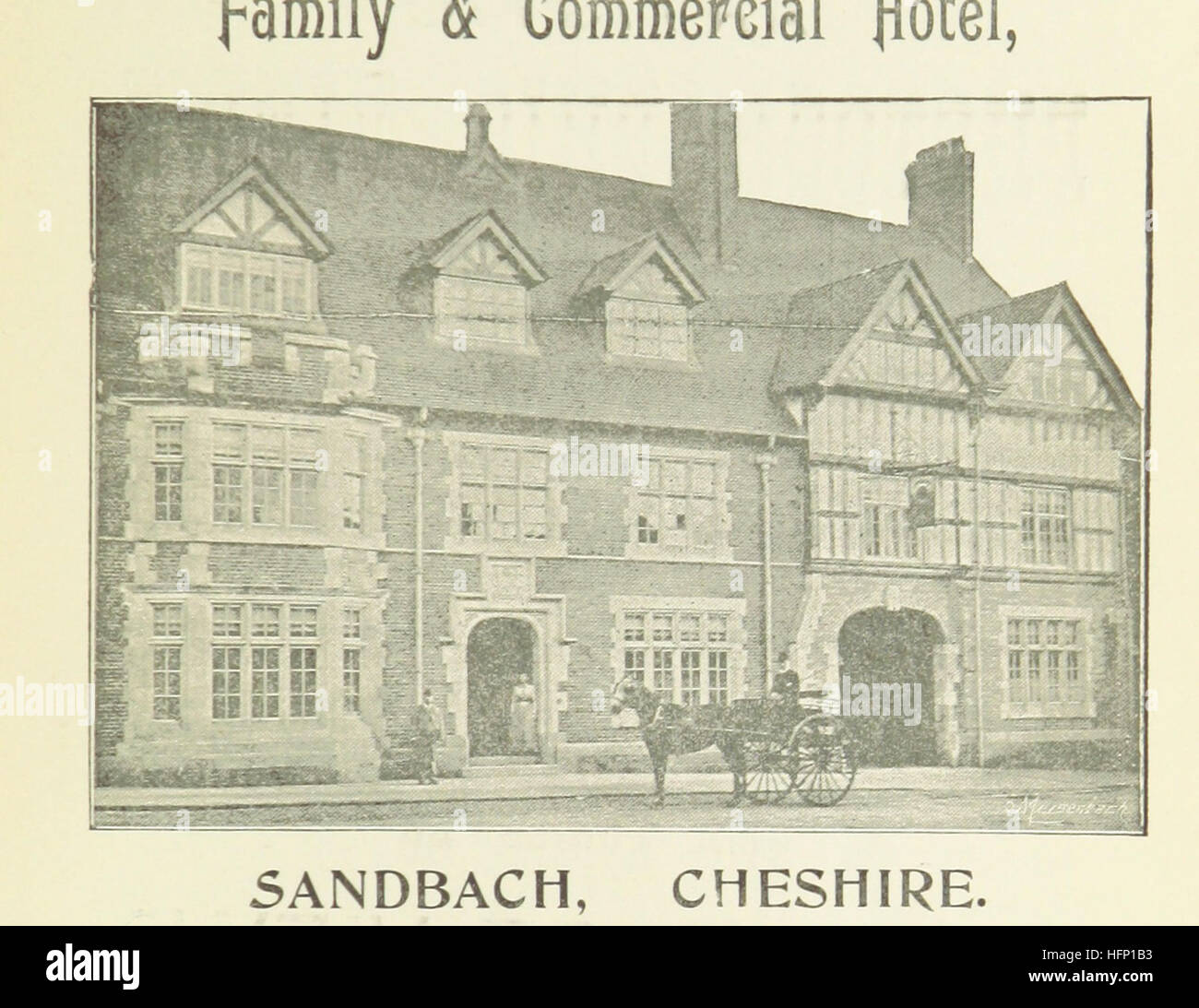 Map of sandbach hi-res stock photography and images - Alamy