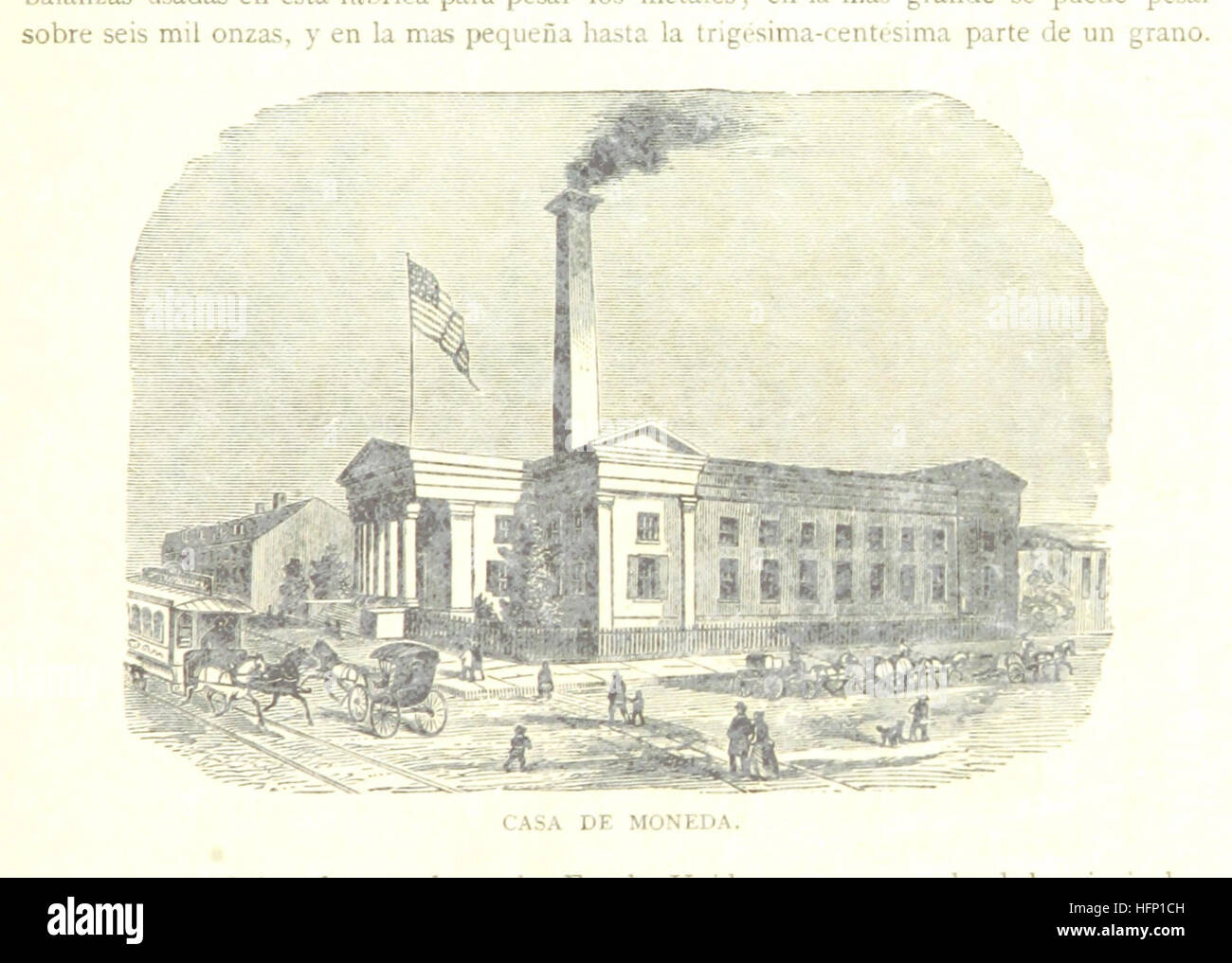 This image shows a page from 'Los Estados Unidos en cien años,' a ...