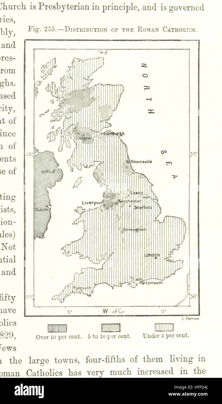 An illustrated work on the British Isles, covering geography, landmarks ...