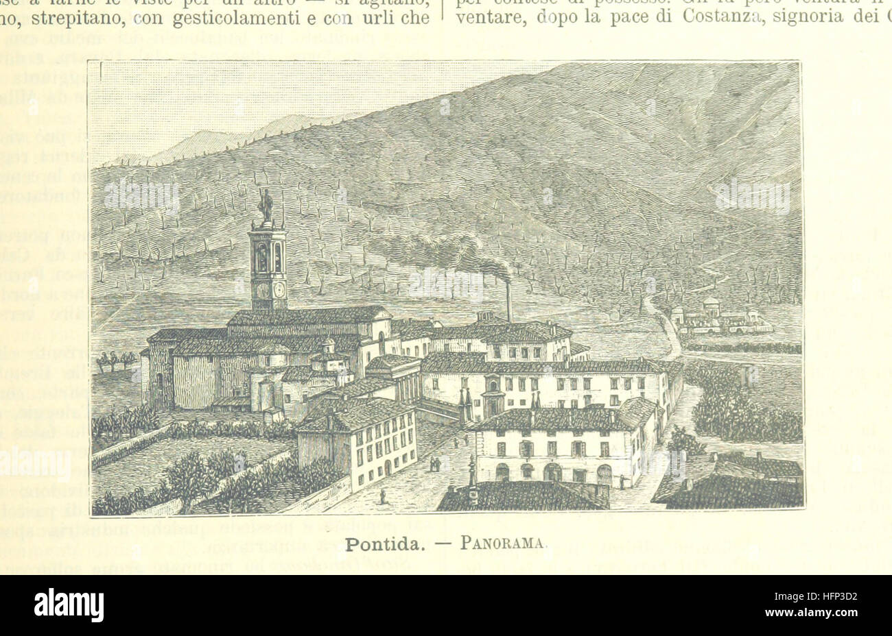 This illustrated work presents a geographical overview of Italy ...