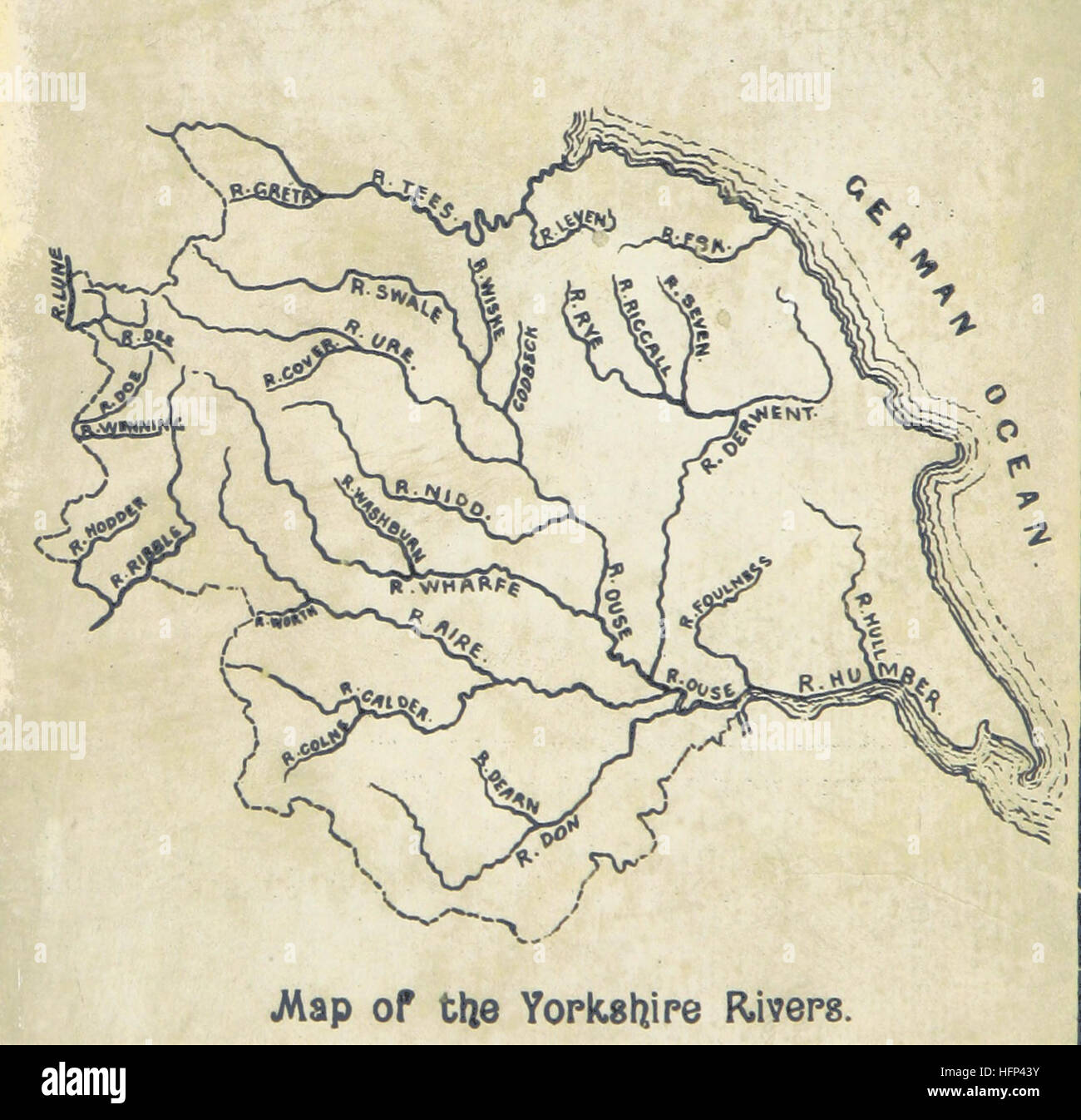 Old map humber river hi-res stock photography and images - Alamy
