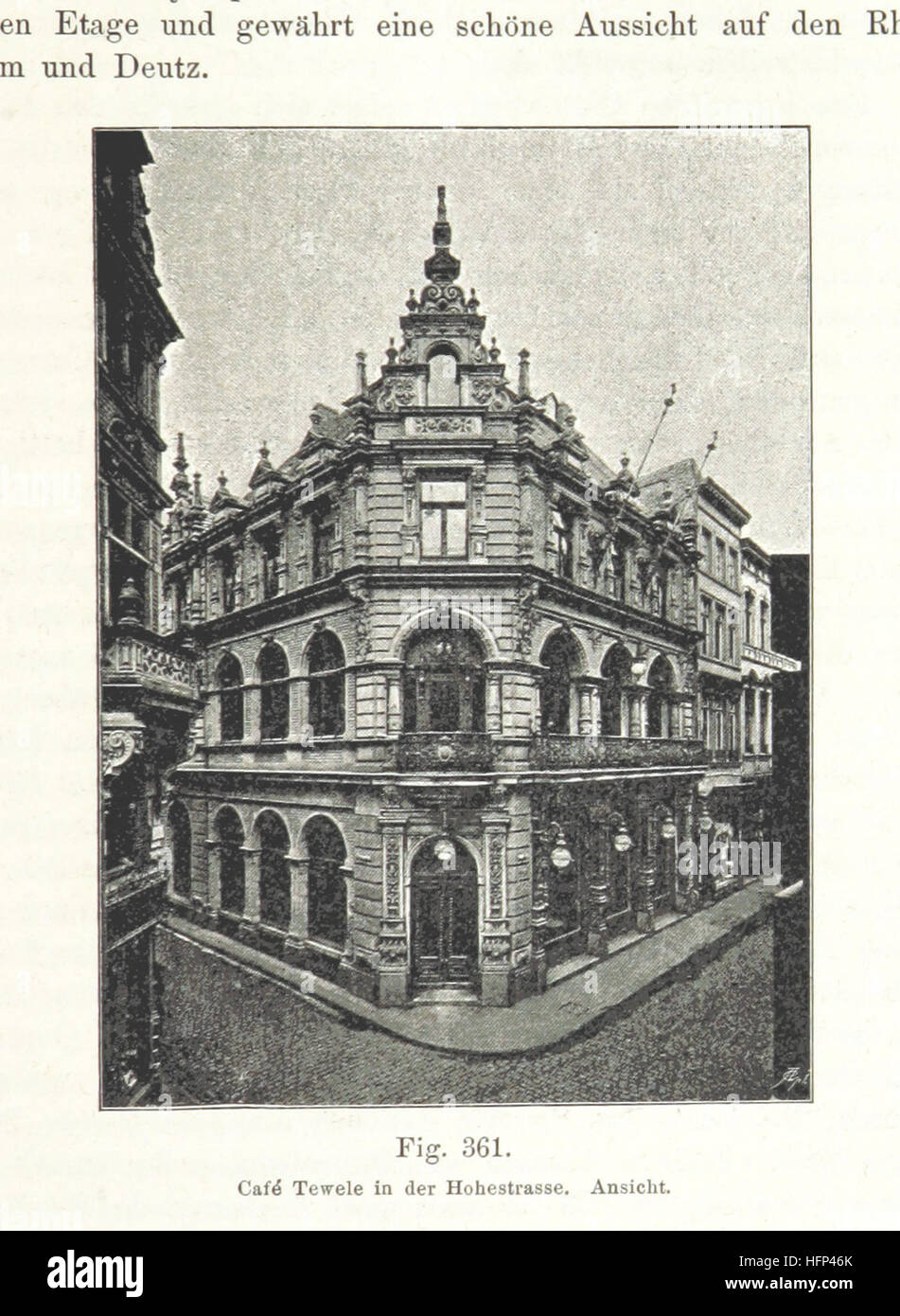 This image is from the book 'Koeln und seine Bauten,' featuring ...